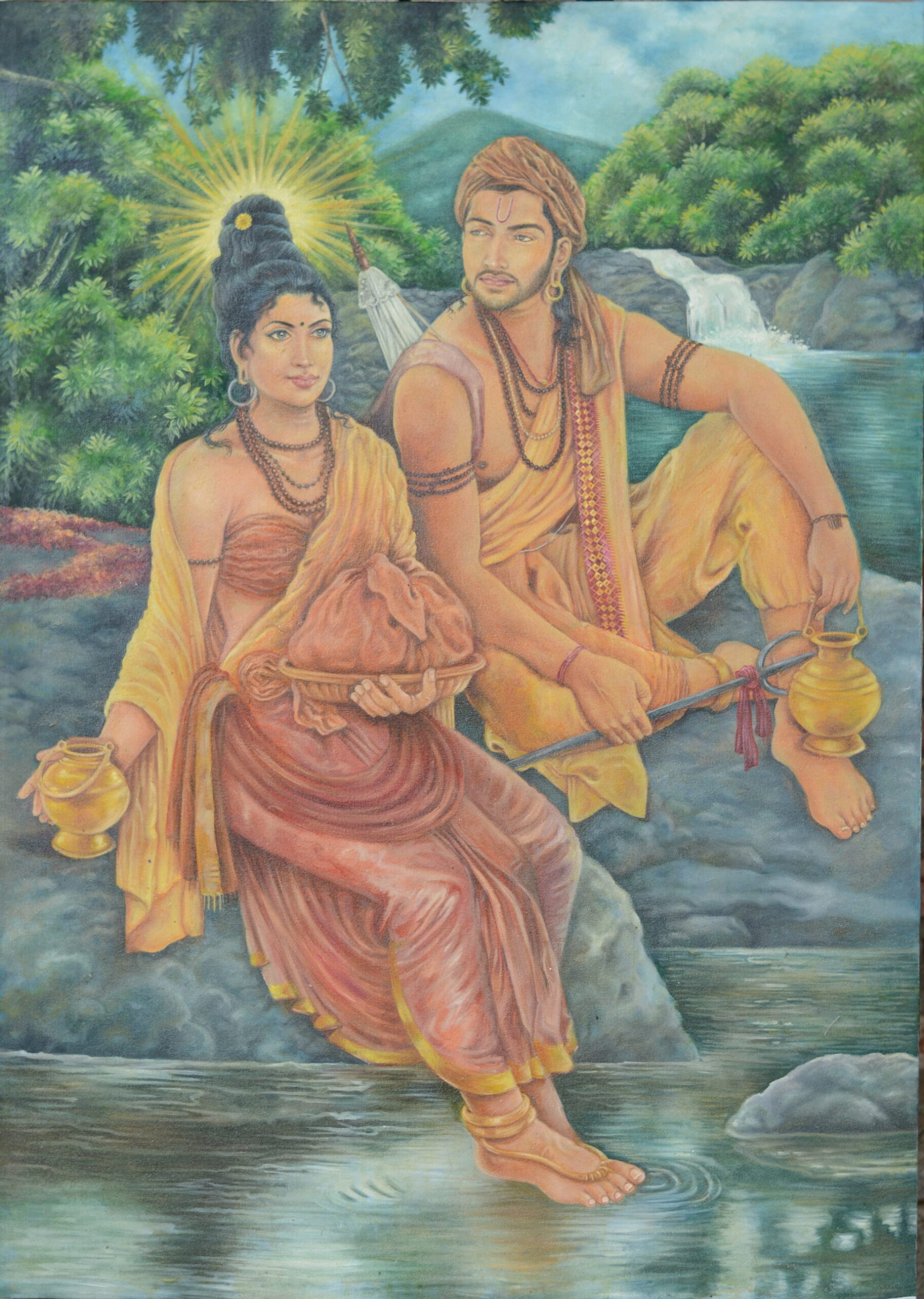 Princess Hemamala And Prince Danthap Ashan Isuranga Perera Whitecanvas 