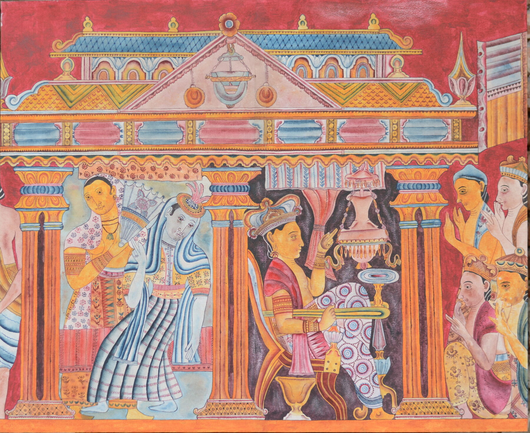 Traditional Arts (Kattahari Jathaka Tale)_I.D.Lahiru Sampath – WhiteCanvas